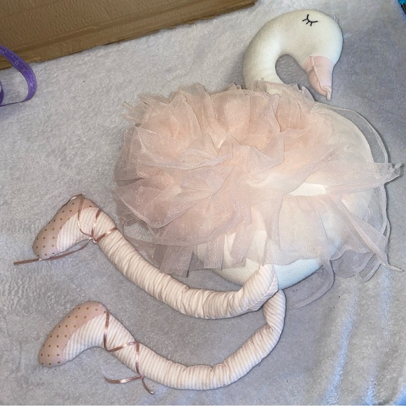 Unbranded | Toys | Unbranded Kids Toy Plush Swan Ballerina Art Pink ...